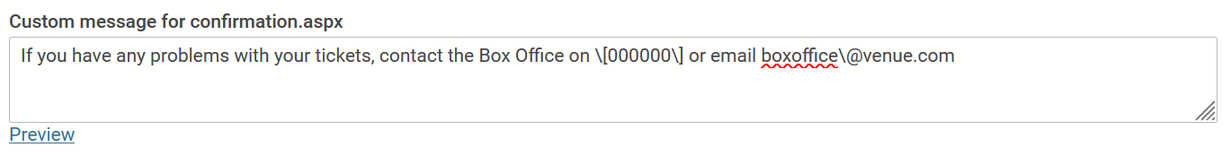 Custom Website Messages for iframes – Support Centre