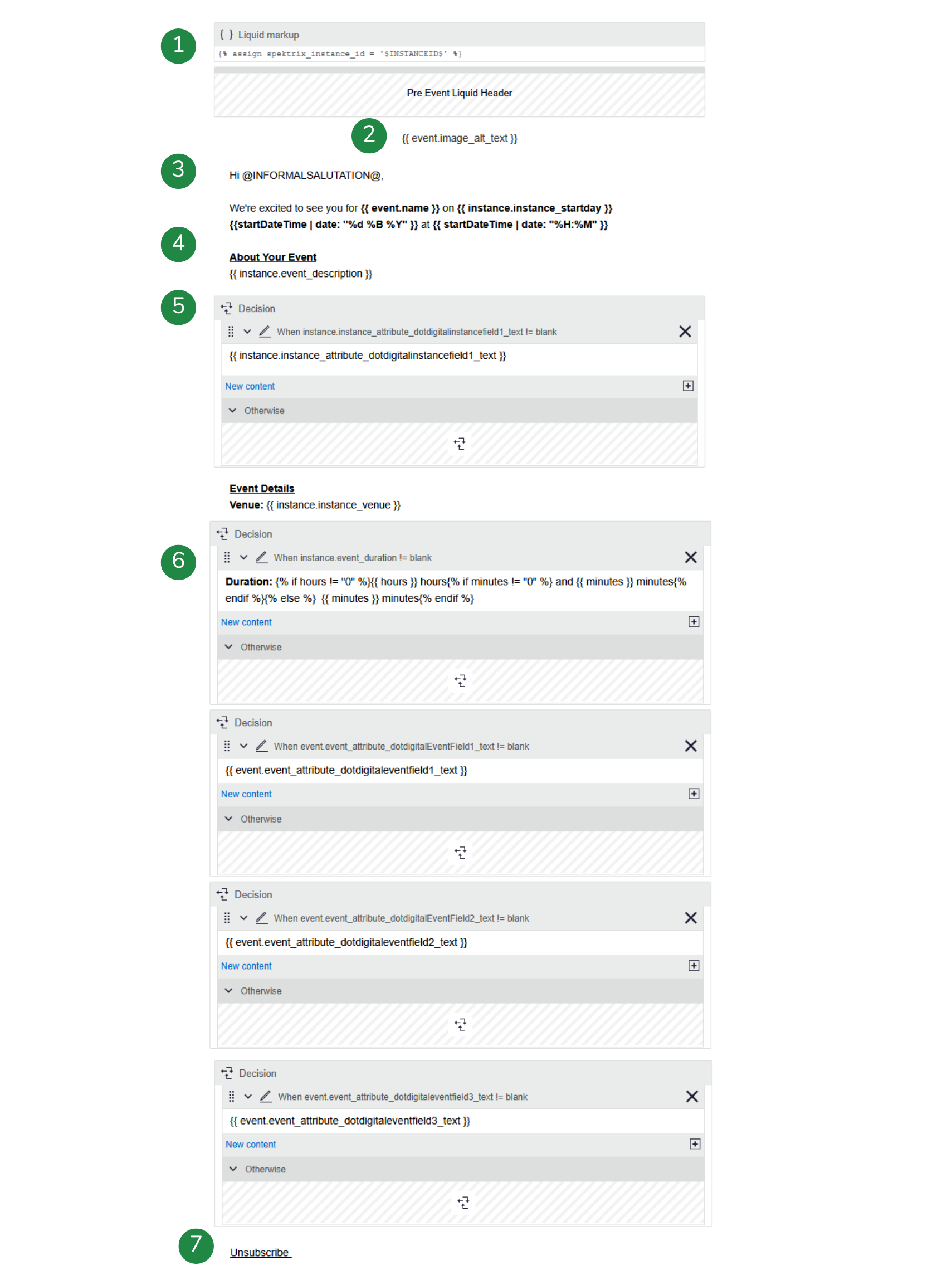 How to use the Pre-Event Email Template – Support Centre