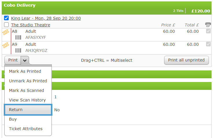 Performing a Return and Refund – Support Centre