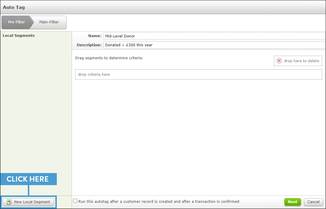 Normal Tags and Auto Tags – Support Centre