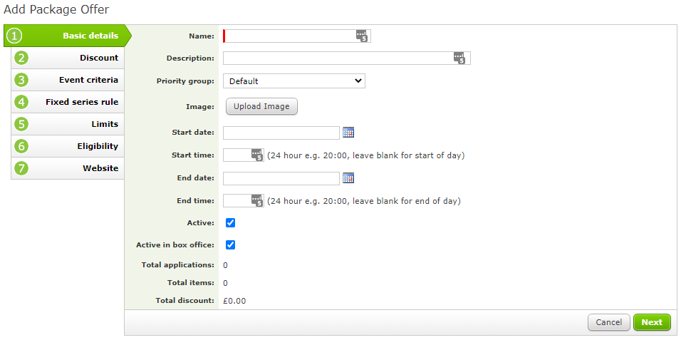 How to Set Up a Package Offer – Support Centre
